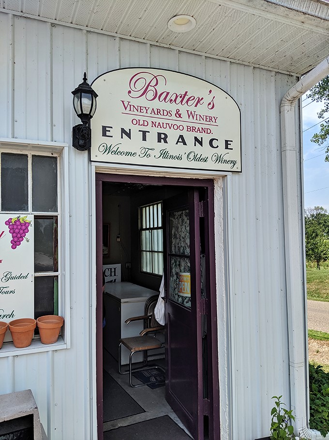 Vintage vibes at Baxter's. Step inside this historic building for a tasting experience steeped in tradition.