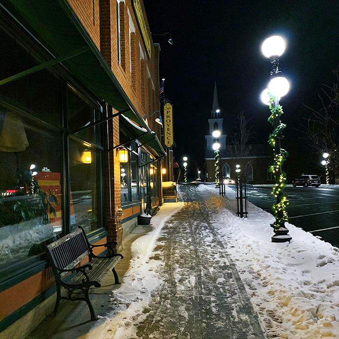Cruise into a Hallmark movie set. Brandon's twinkling streets are the perfect pit stop for holiday cheer.
