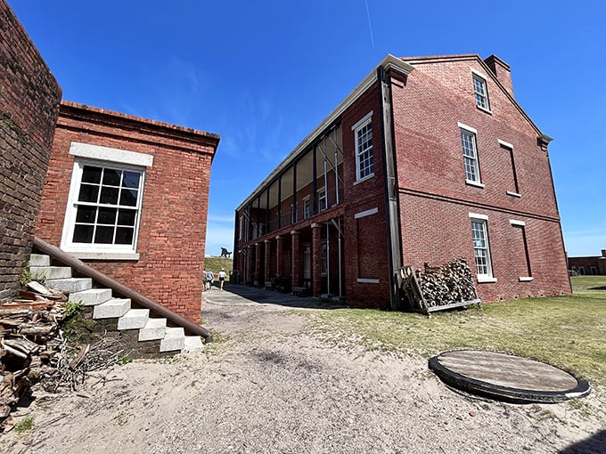Brick fortress meets beachside beauty. Who knew military history could have such a great view?