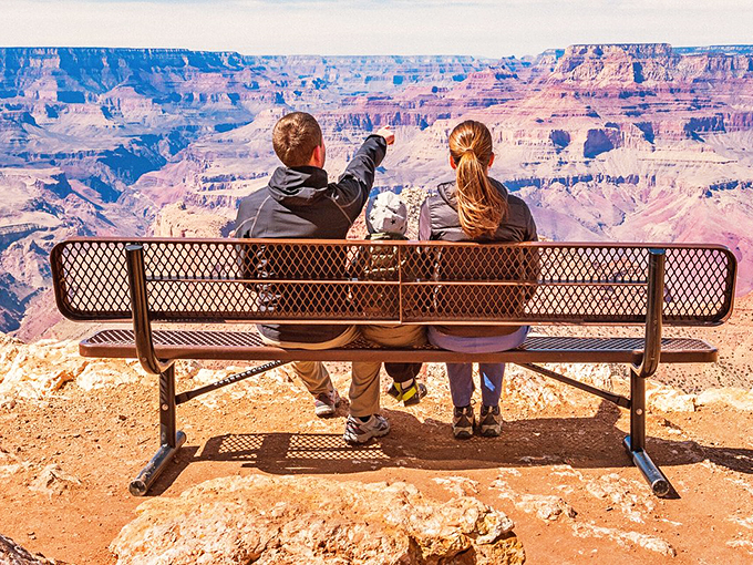 Sunset at the Grand Canyon: When Mother Nature puts on a light show that'll make you forget about your phone.
