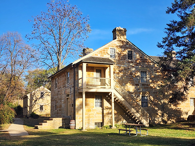 Roadside time warp! Pull over for a crash course in frontier living at Minnesota's oldest Euro-American settlement.