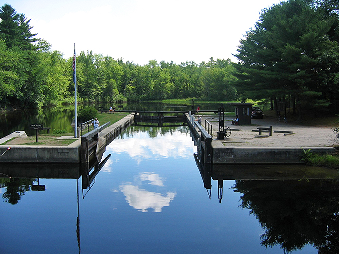 Part bridge, part time machine &ndash; this historic lock offers a glimpse into the golden age of canal transport.