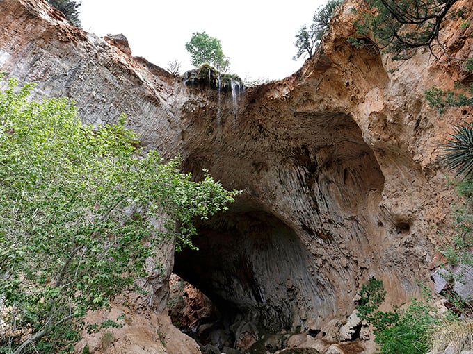 It's not a cave, it's not a bridge, it's... super-bridge! This natural wonder is like the superhero of geological formations.