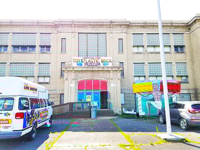 Construct a detour to this school-turned-sculpture-garden. Just watch your step &ndash; those little bricks can be treacherous!