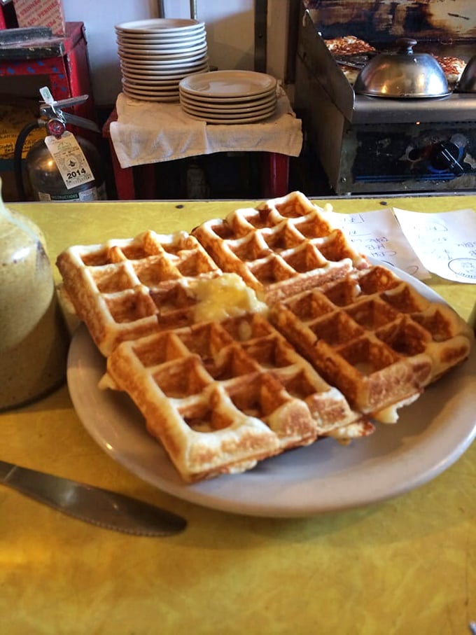 Waffle meets bacon in a breakfast love story. It's crispy, it's savory, it's sweet &ndash; it's everything you never knew you always wanted.