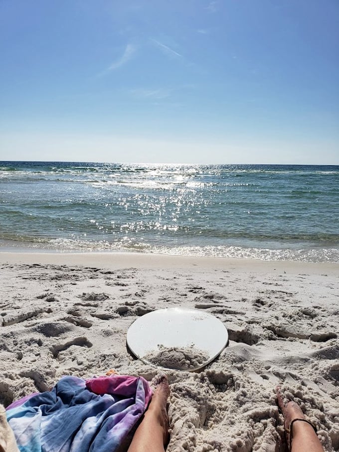 Toes in the sand: A front-row seat to nature's greatest show. Better than any 5-star resort's infinity pool.
