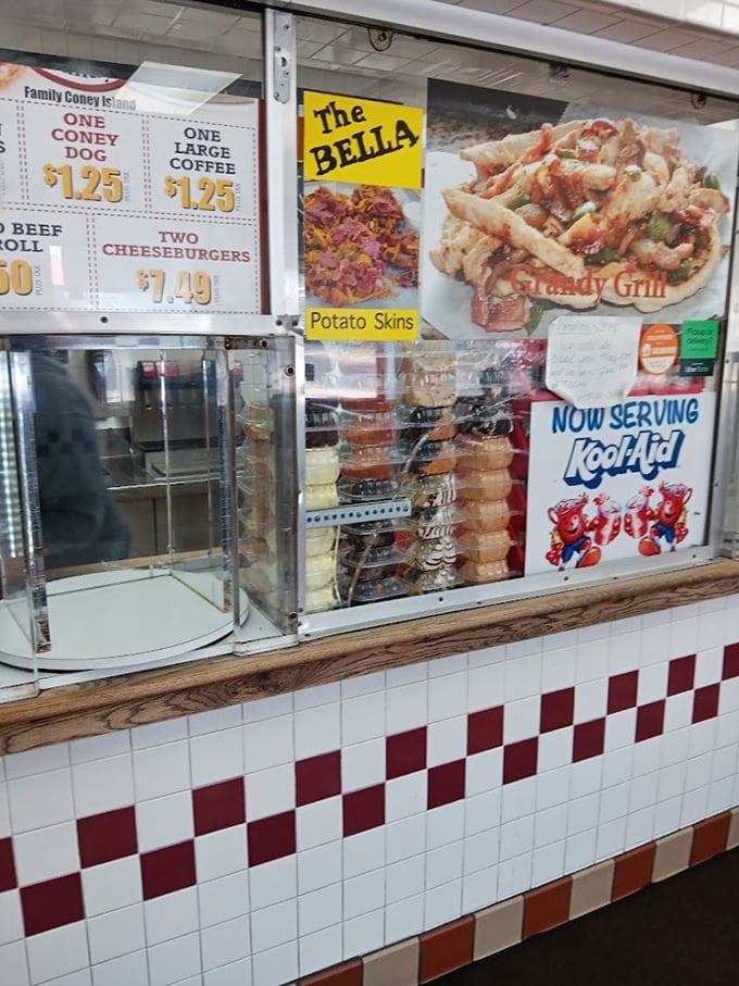 Hungry eyes are smiling! The menu board is a billboard of culinary possibilities, each option more tempting than the last.