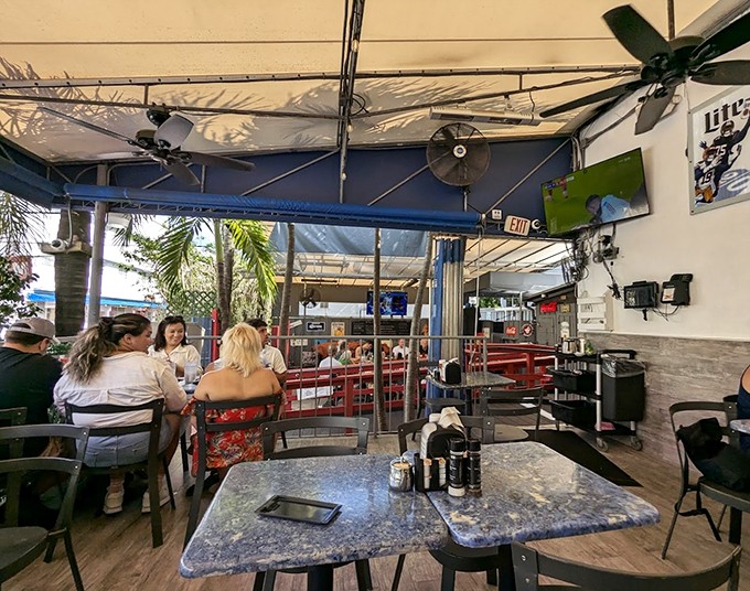 People-watching paradise! From beach bums to night owls, this diner's clientele is as colorful and varied as its menu. A real-life sitcom, if you will.