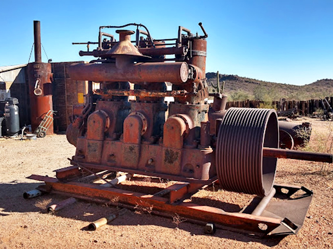 The heart of the mine! This colossal engine once powered dreams of striking it rich&mdash;now it fuels our fascination.