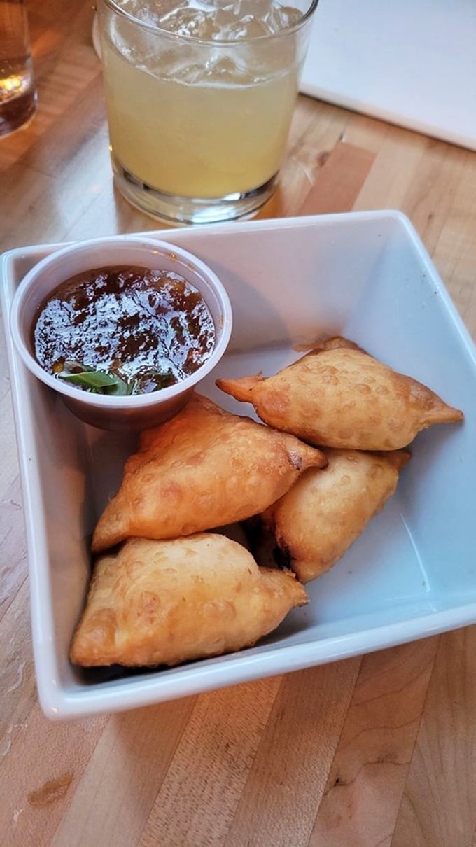Lobster Rangoon: Where Maine meets Asia in a crispy, creamy pocket of joy. It's like a culinary passport stamped with deliciousness.