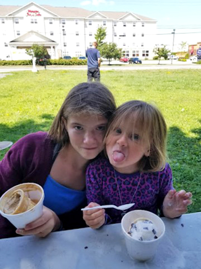 The perfect backdrop for an ice cream adventure: big sky, open road, and endless flavor possibilities. Maine never tasted so good.
