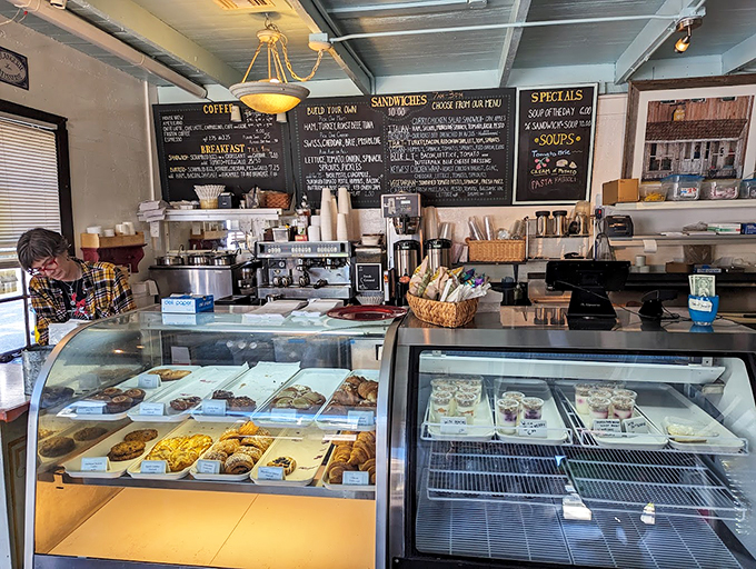 Where the magic happens! The staff here are like pastry wizards, conjuring up deliciousness with a smile and a sprinkle of flour.