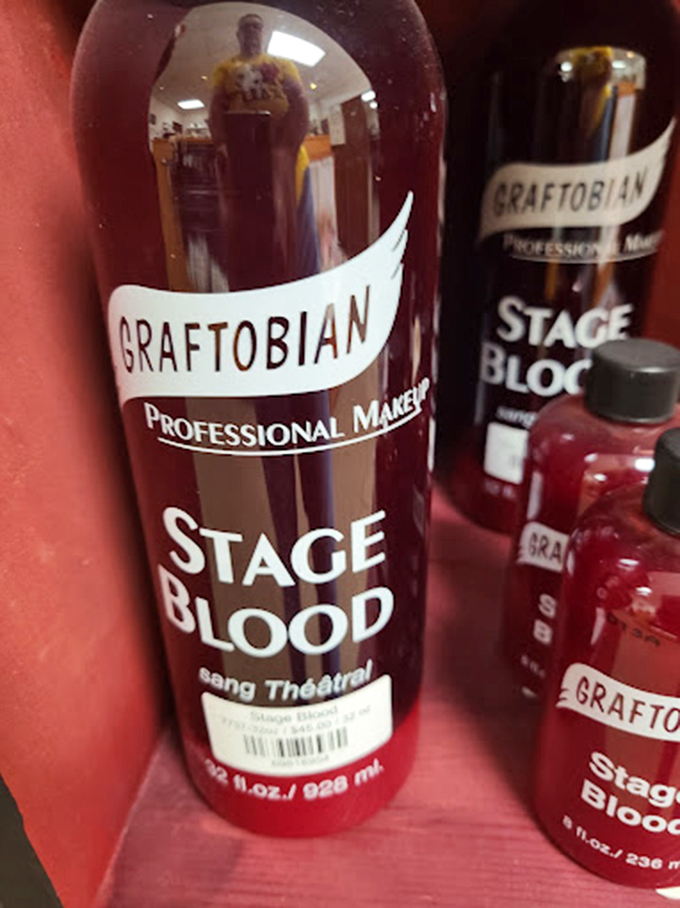 Lights, camera, action! This stage blood is ready for its close-up. Mr. DeMille, your vampire drama awaits its crimson debut.