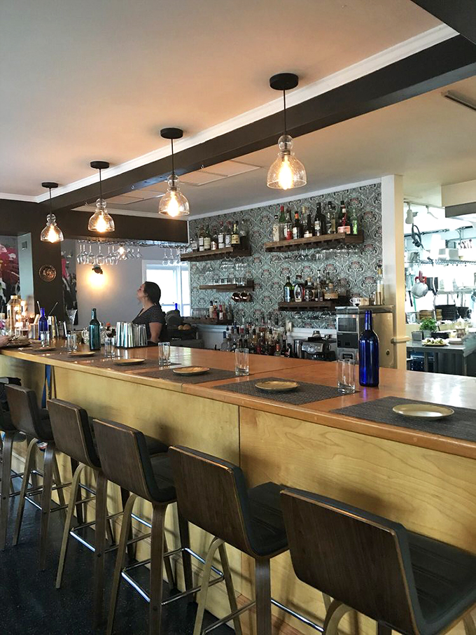 Belly up to beauty! This bar is so inviting, even teetotalers might be tempted to order a "mocktail" or two.