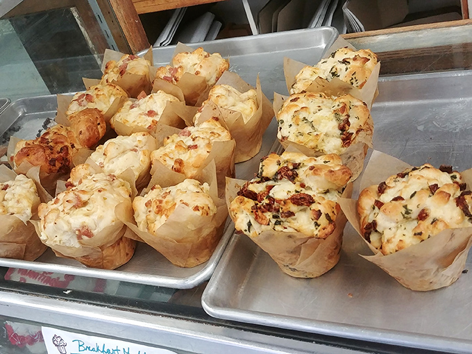 Breakfast muffins that mean business! These savory morning starters aren't just food &ndash; they're fuel for Vermont adventures.