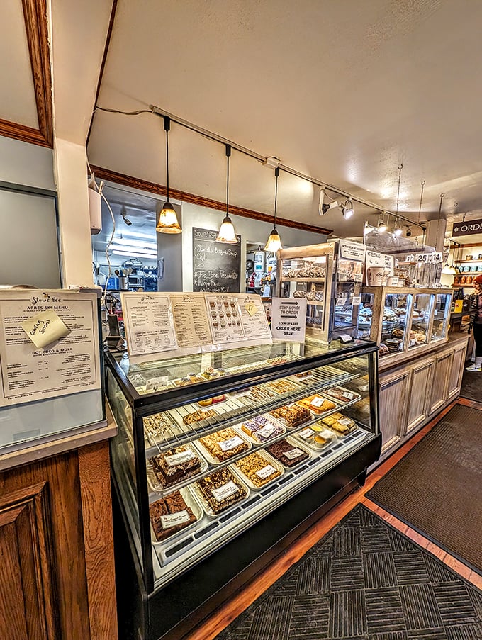Pastry paradise! This display case is a museum of edible art, each piece begging to be "appreciated" thoroughly.