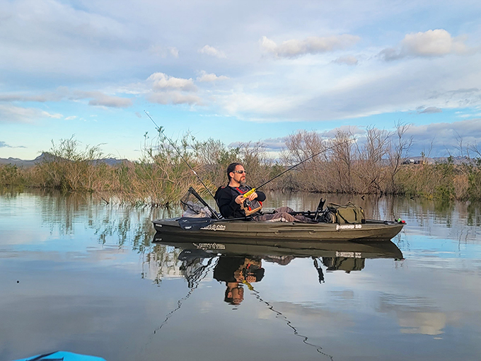 Gone fishin': Where the fish are so eager, they might just jump into your boat to save you the trouble.