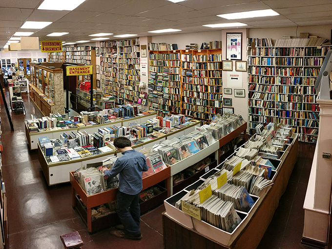 Welcome to the Hogwarts of bookstores! Multiple floors of magical tomes await. Don't forget to bring your literary wand.