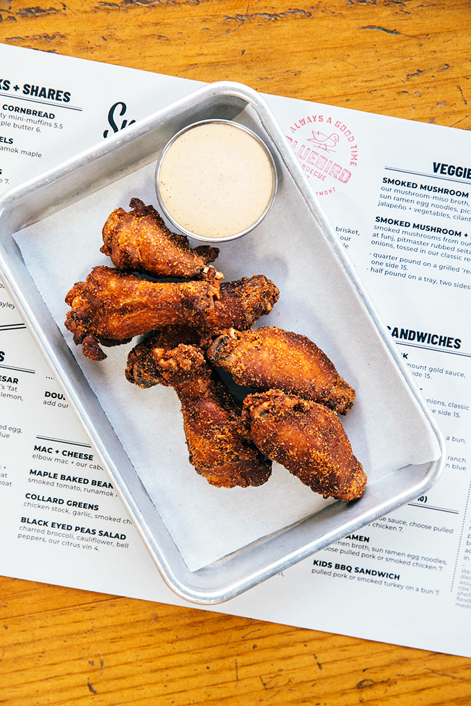 Wings that make you want to fly! Dry-rubbed to perfection, these beauties are finger-lickin' good without the sticky fingers. 