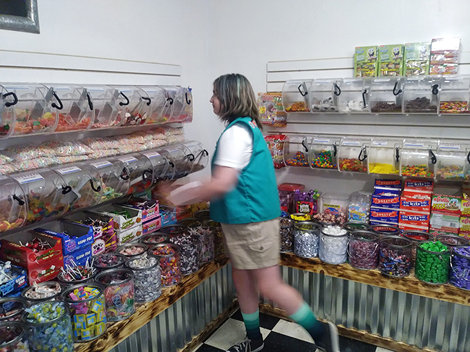 Candy commandos on duty! These dedicated sweet specialists are the unsung heroes of your sugar rush.