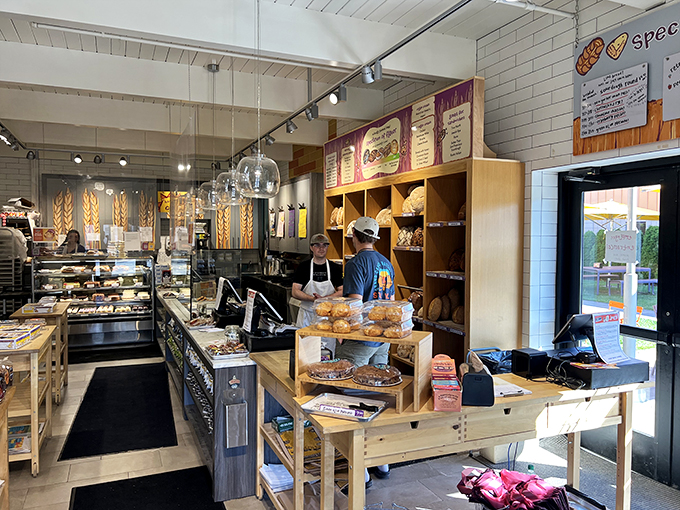 Masters at work! The dedicated staff ensures every loaf and pastry meets Zingerman's high standards &ndash; no half-baked efforts here!
