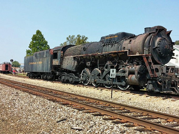 This old iron horse has seen better days, but it's still got more character than a Dickens novel.