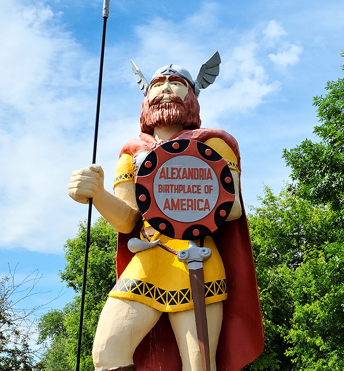 That beard! That helmet! Big Ole's got more personality than a season of "Vikings." And he never flubs his lines.