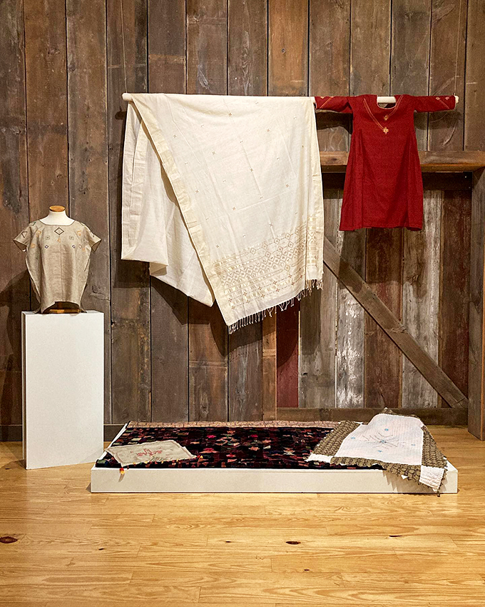 From grandma's closet to museum showpiece. These threads tell tales taller than Paul Bunyan.