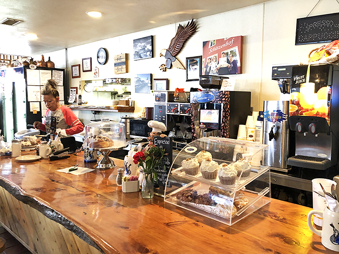 At this counter, calories don't count and strangers are just friends you haven't met yet. Pull up a stool and join the party.