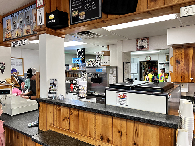 The gateway to gastronomic bliss! This counter has seen more flavor combinations than a mad scientist's lab.