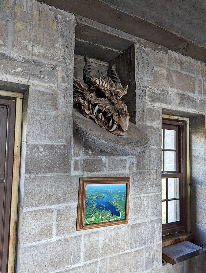 Part medieval, part modern, all magical. This interior could make even HGTV hosts scratch their heads in wonder.