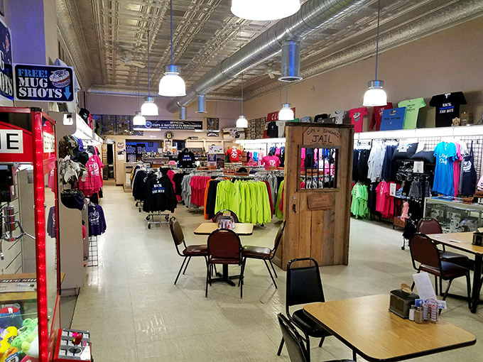 It's not just donuts &ndash; it's a lifestyle! The gift shop is a treasure trove of cop-and-donut themed merchandise. "I donut care" t-shirt, anyone?