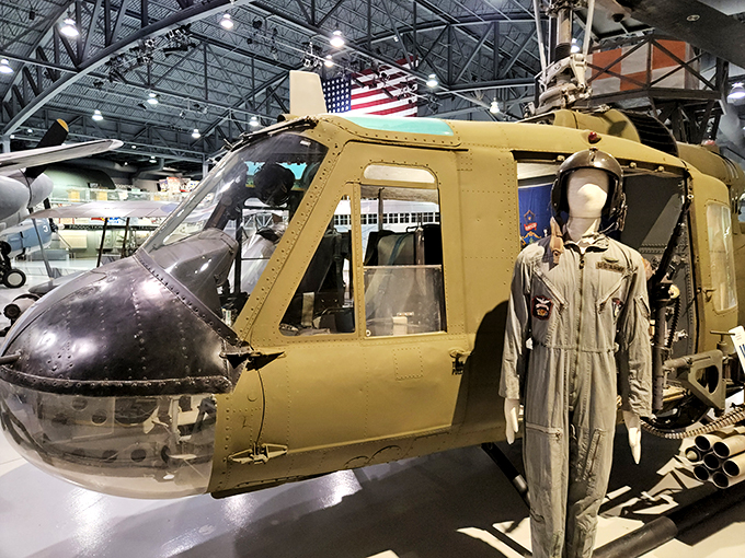 Step into the cockpit of history. This Vietnam-era Huey helicopter has stories that would make MAS*H seem tame.