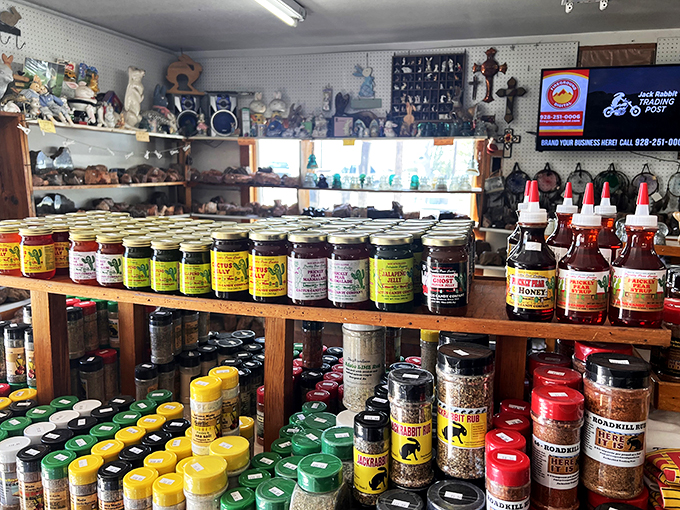 Jams, jellies, and sauces, oh my! This spread could make even plain toast feel like a gourmet adventure.