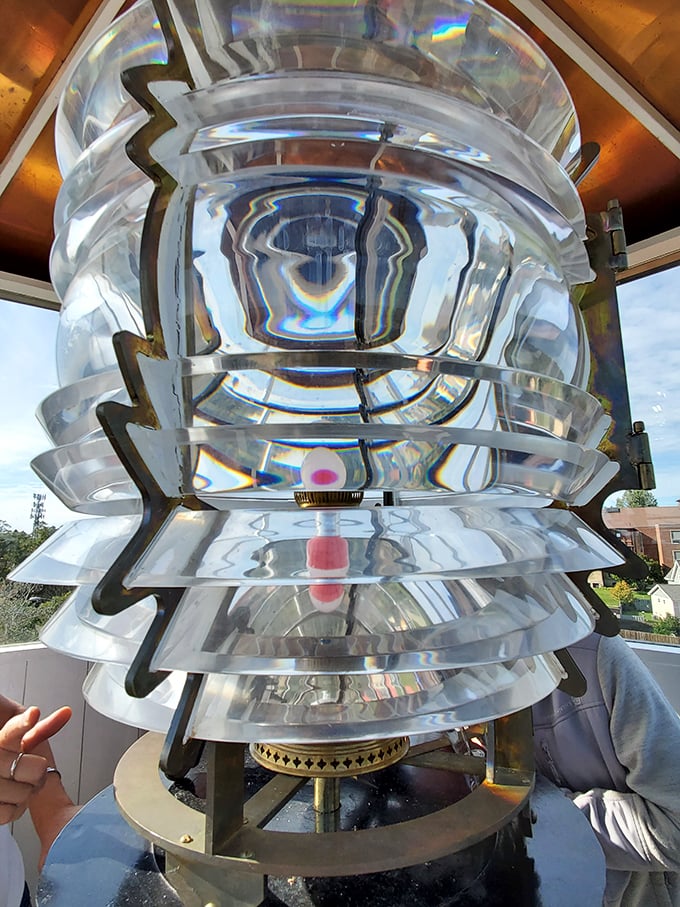Holy Fresnel, Batman! This lighthouse lens is so dazzling, it could probably signal the Bat-Signal all the way to Gotham City.