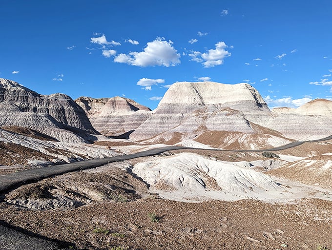 Mountains or meringues? These peaks look good enough to eat, but trust me, stick to the trail mix for this hike.
