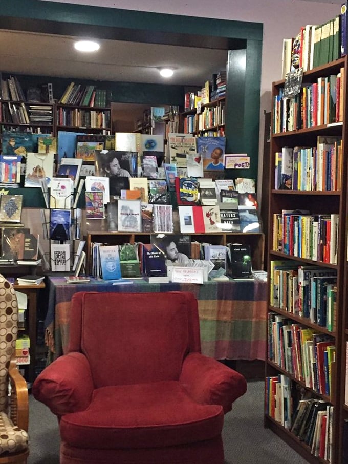 Words, words everywhere! This poetic display is like a literary mood board come to life.