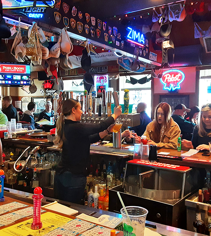 The unsung heroes of seafood salvation! The 1029 Bar's staff are the captains of this culinary ship, steering you towards delicious waters.