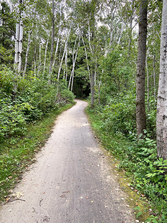 The path less traveled (but still pretty popular): A trail that promises adventure, tranquility, and the occasional "Are we there yet?" from kids and adults alike.
