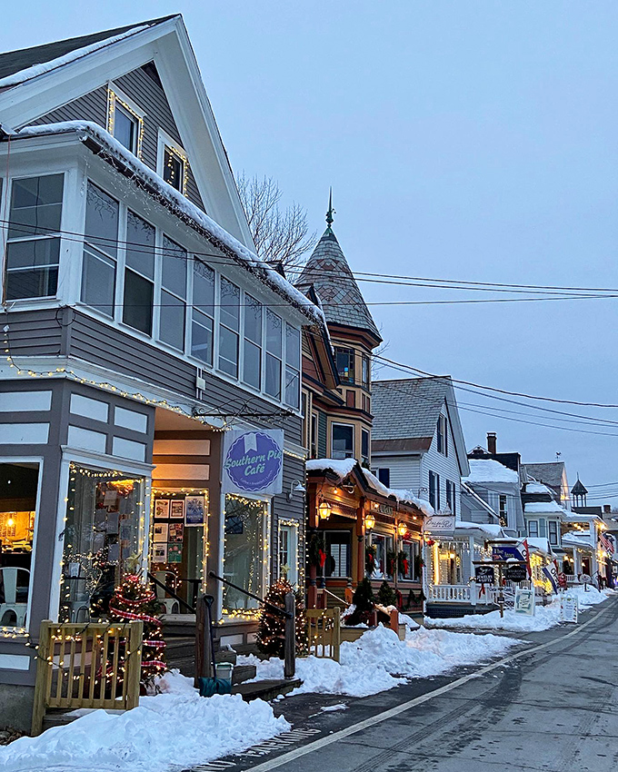 Navigate to holiday nostalgia. Chester's Stone Village is a unique pit stop on your festive road trip.