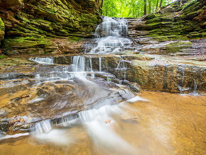 Sweet as its namesake! Honey Run Falls is the sugar rush your hike's been craving.