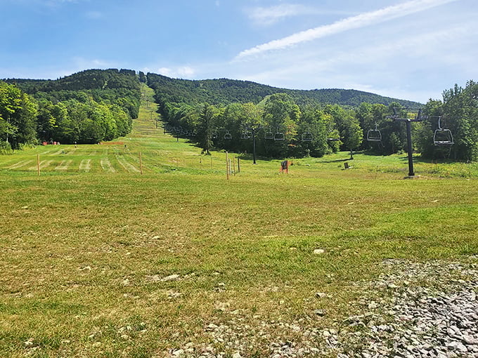 Magic Mountain: Where old-school cool meets new-school thrills. These lifts are like time machines to skiing's golden age.