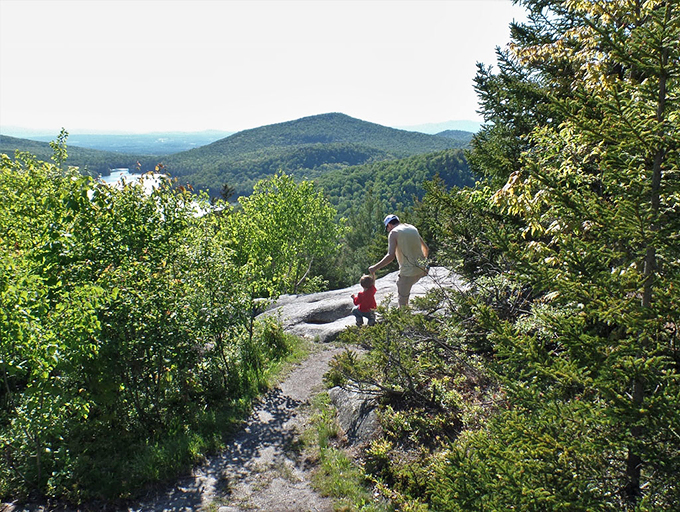 Short hike, big payoff. Owls Head offers bird's-eye views without the need for wings.