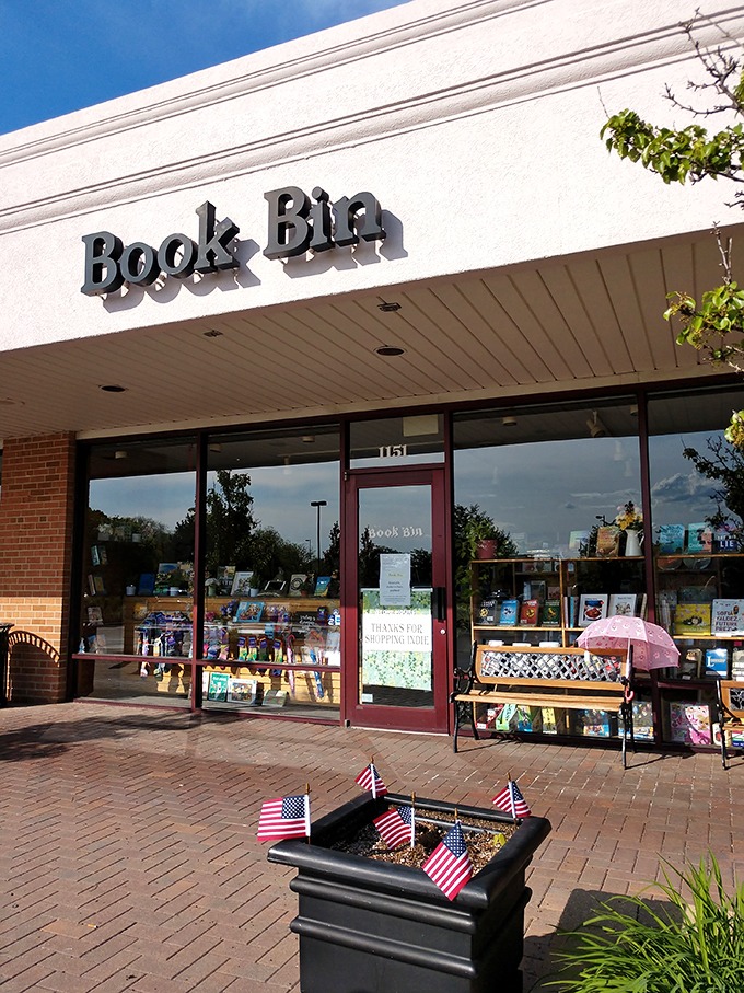 "Exit here for literary bliss! The Book Bin is the unexpected oasis on your suburban book safari."