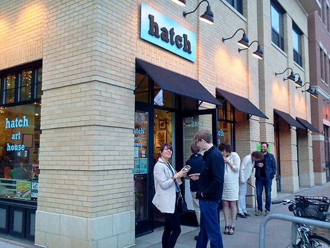 Canvas dreams and crafty schemes come alive at Hatch. It's like an art gallery, but you can touch stuff!