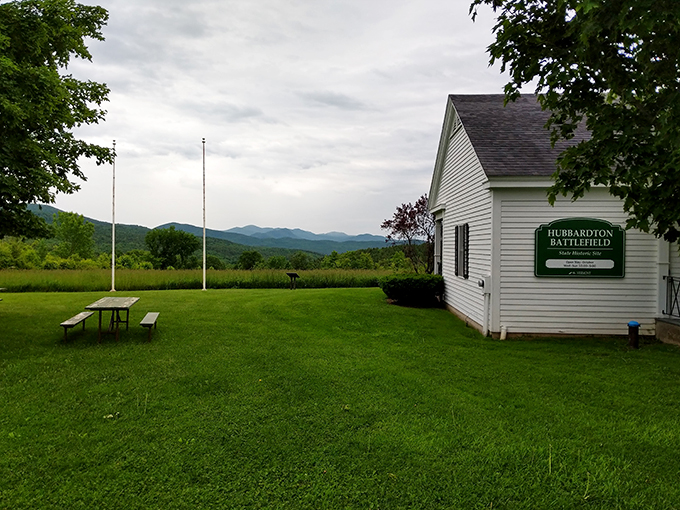 Revolutionary spirits linger in Hubbardton's peaceful meadows. Listen closely for echoes of the past.