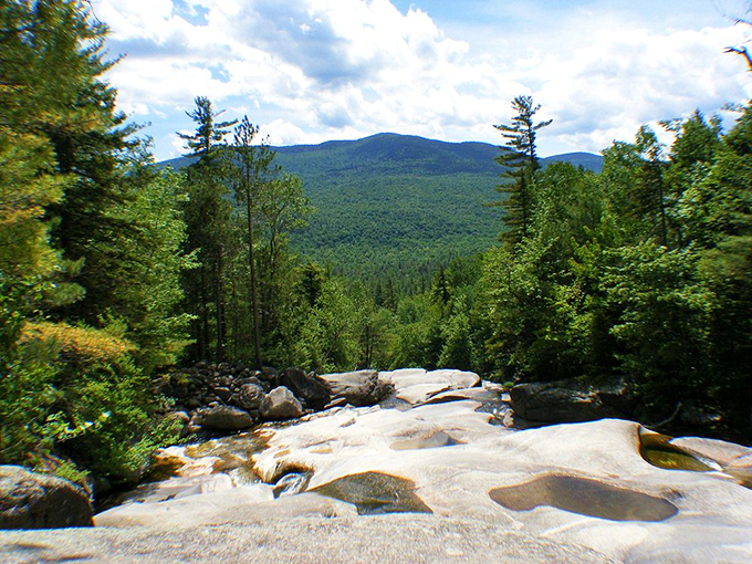 Who needs a car wash when you can park yourself next to these refreshing cascades?