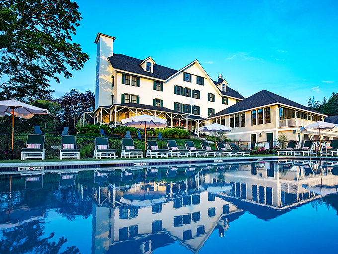 The Claremont's porch: So inviting, you might forget about Acadia National Park. Don't worry, the mountains won't get jealous &ndash; they understand.