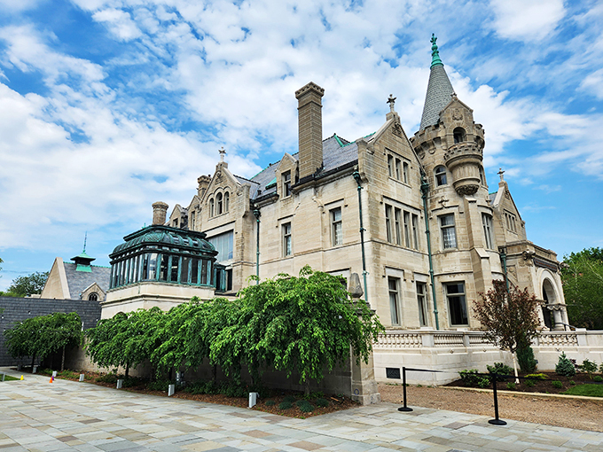 Road trip to Valhalla! Trade highway diners for a feast of Nordic culture at this palatial pit stop.