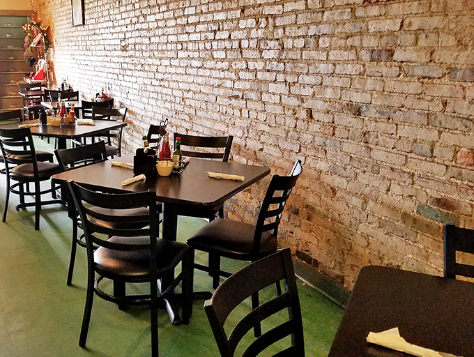 Rustic charm meets modern comfort. These tables have probably heard more breakfast debates than a cereal commercial.